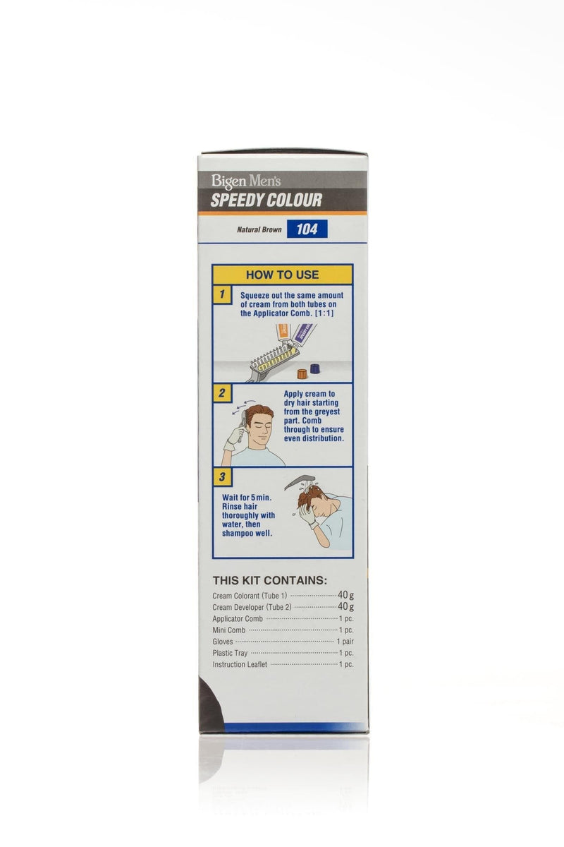 Bigen Men’s Speedy Colour - 104 - Natural Brown | Bigen | Bigen – Bigen ...