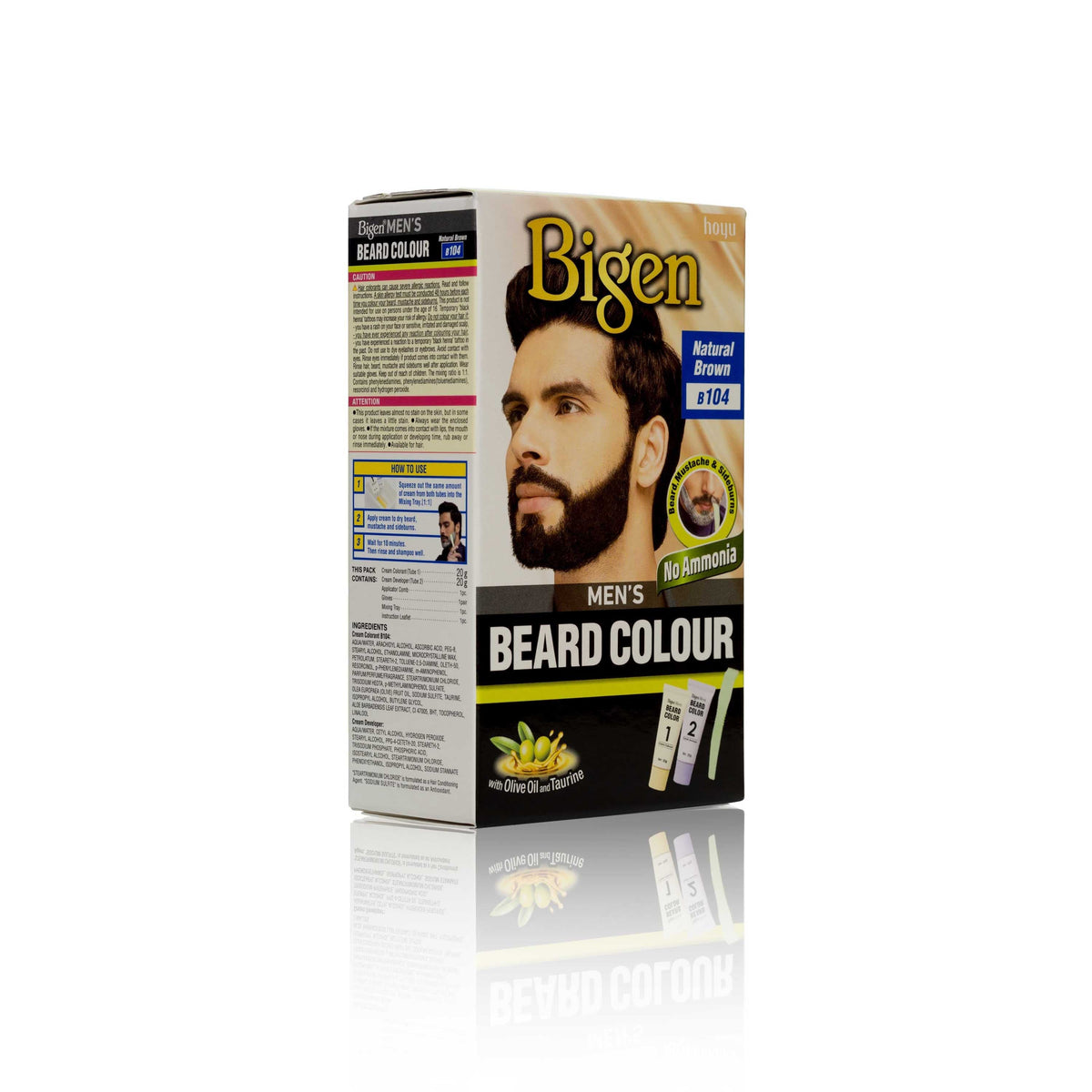 Bigen Men’s Beard Colour - B104 - Natural Brown | Bigen | Bigen – Bigen ...